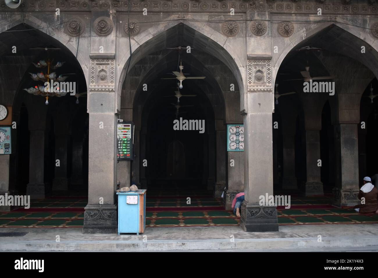 Amazing architecture of roofless mosque at burhanpur India Stock Photo ...