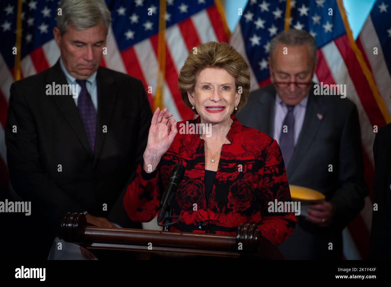 United States Senator Debbie Stabenow (Democrat of Michigan) offers ...