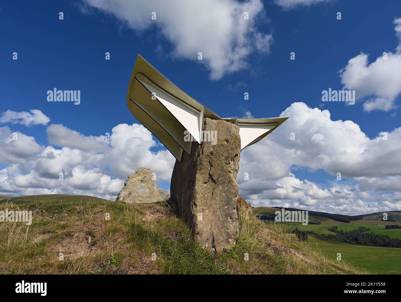 "Belvedere". outdoor artwork by Charles Jencks. Crawick Multiverse ...