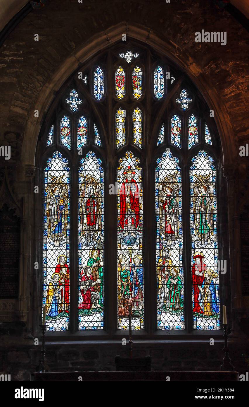 The Bickersteth Window (East Window) at Tavistock Parish Church seen ...