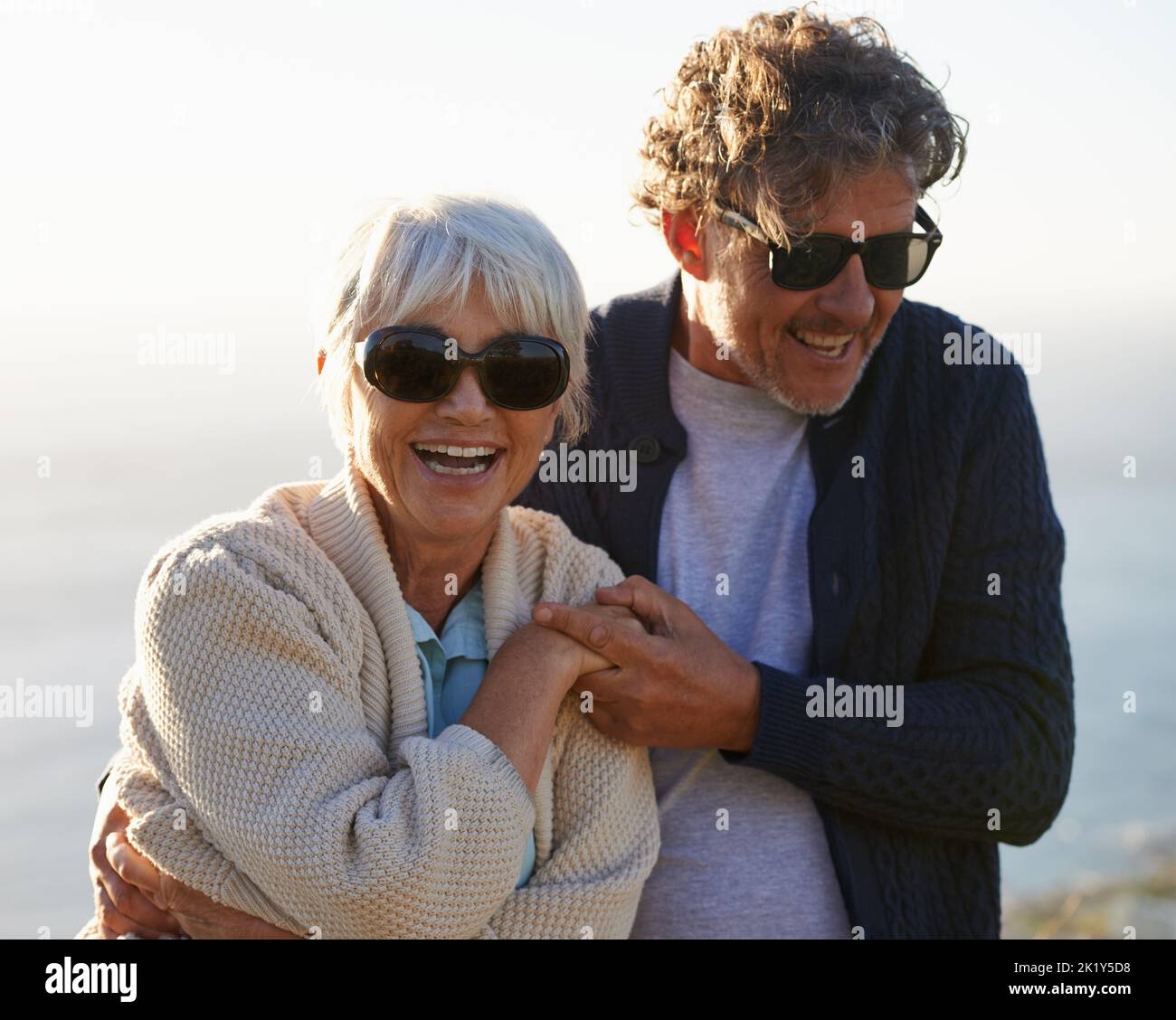 Living, loving and laughing. Cropped view of a senior couple standing ...