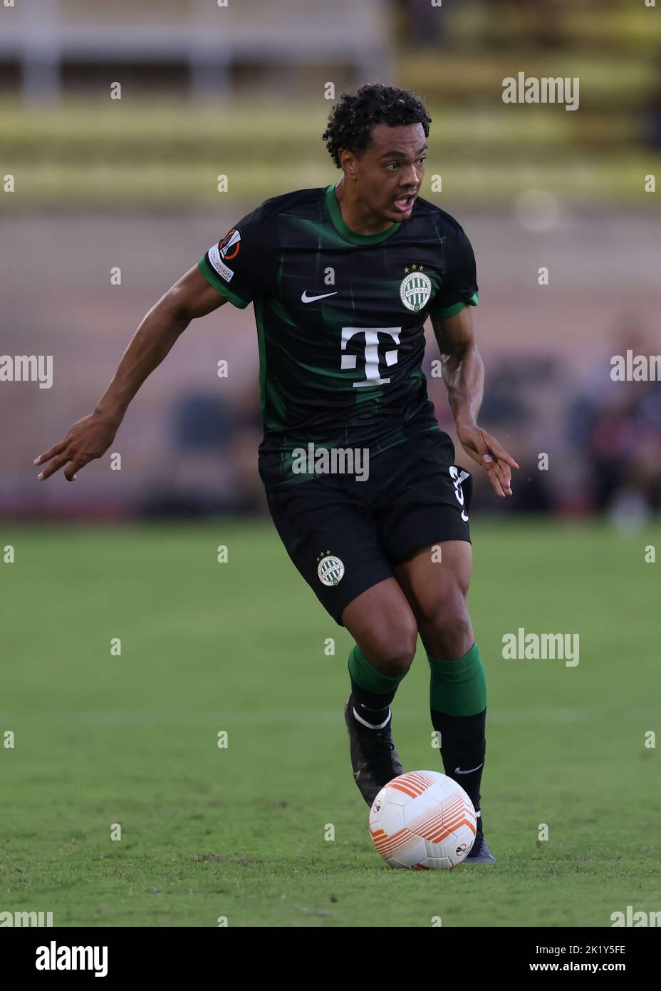 Monaco, Monaco, 15th September 2022. Henry Wingo of Ferencvaros during ...