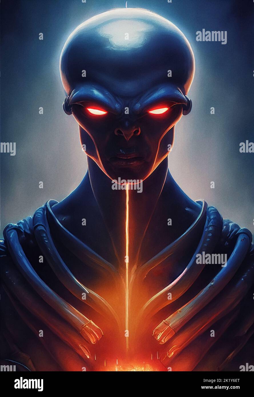 Realistic alien hi-res stock photography and images - Alamy
