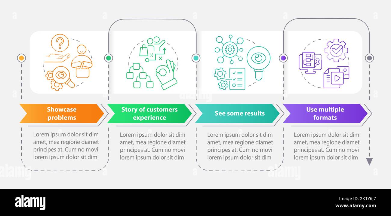 Elements of case study rectangle infographic template Stock Vector Image & Art - Alamy