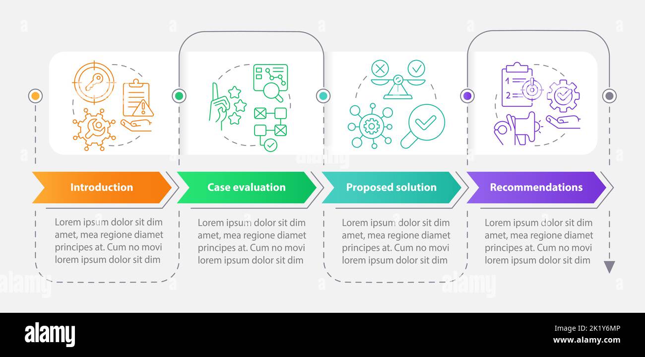 Drafting of case rectangle infographic template Stock Vector Image ...