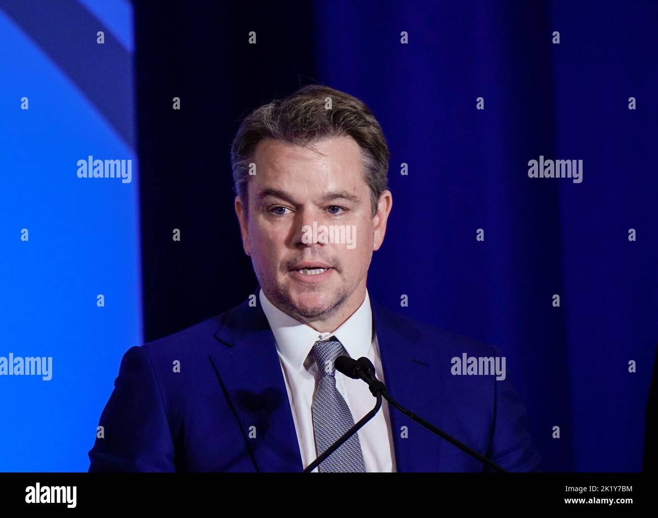 09/20/2022 New York City, New York Matt Damon during the 2022 Clinton ... 09/20/2022 New York City, New York Matt Damon during the 2022 Clinton ...