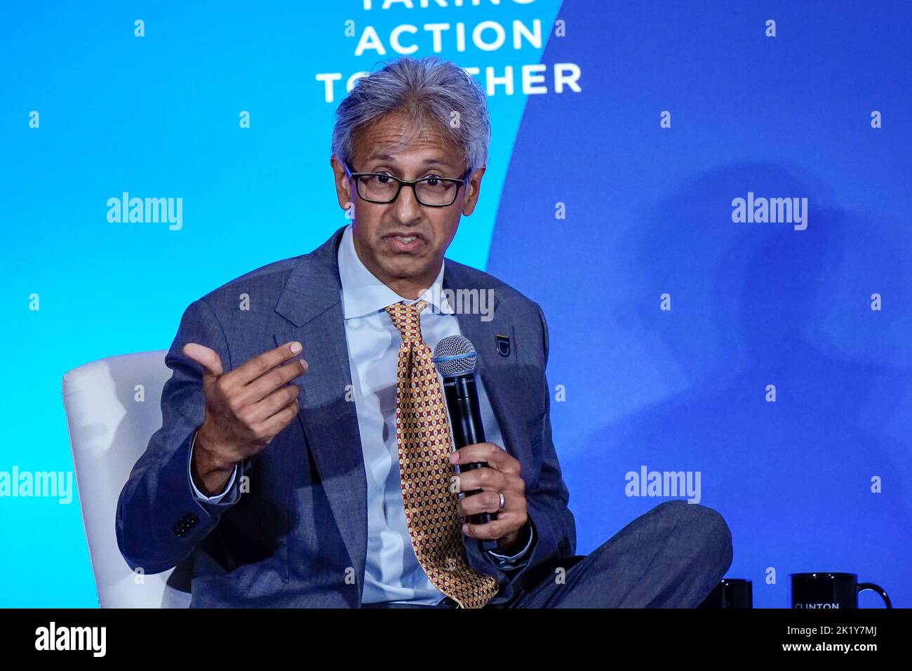 09/20/2022 New York City, New York Manish Bapna during the 2022 Clinton ...