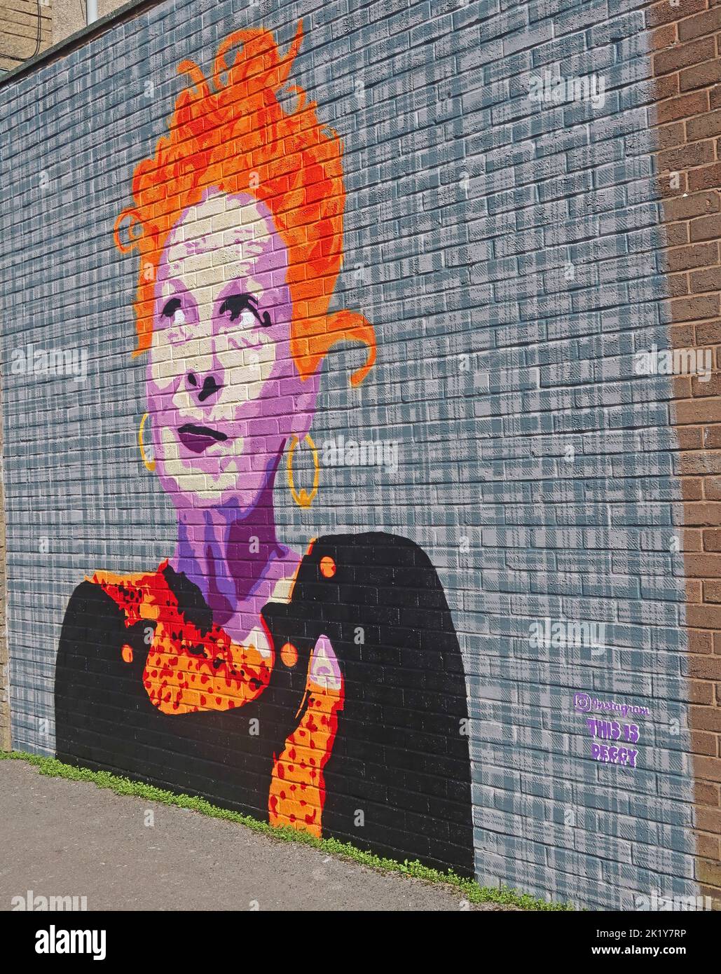 Remembering Vivienne Westwood, mural in Glossop town centre, by local ...
