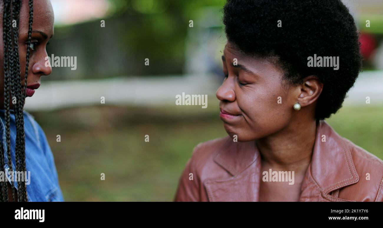 African women giving compassionate support to suffering friend Stock ...