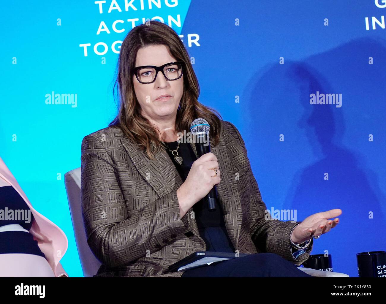 09/20/2022 New York City, New York Kara Hurst during the 2022 Clinton ...