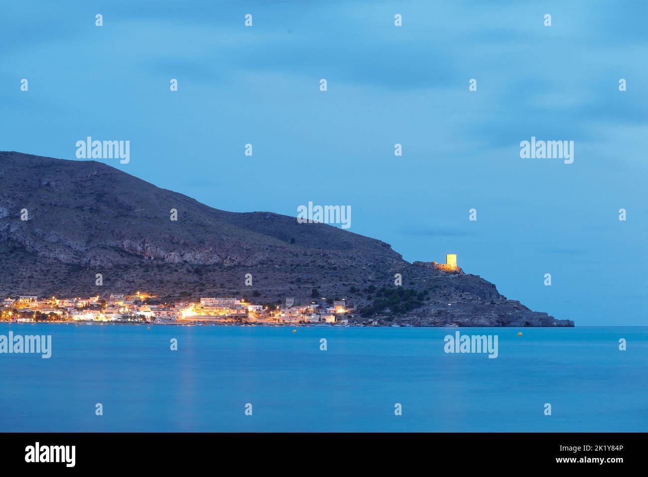 landscape photography of long exposure at dusk of a tourist place where ...