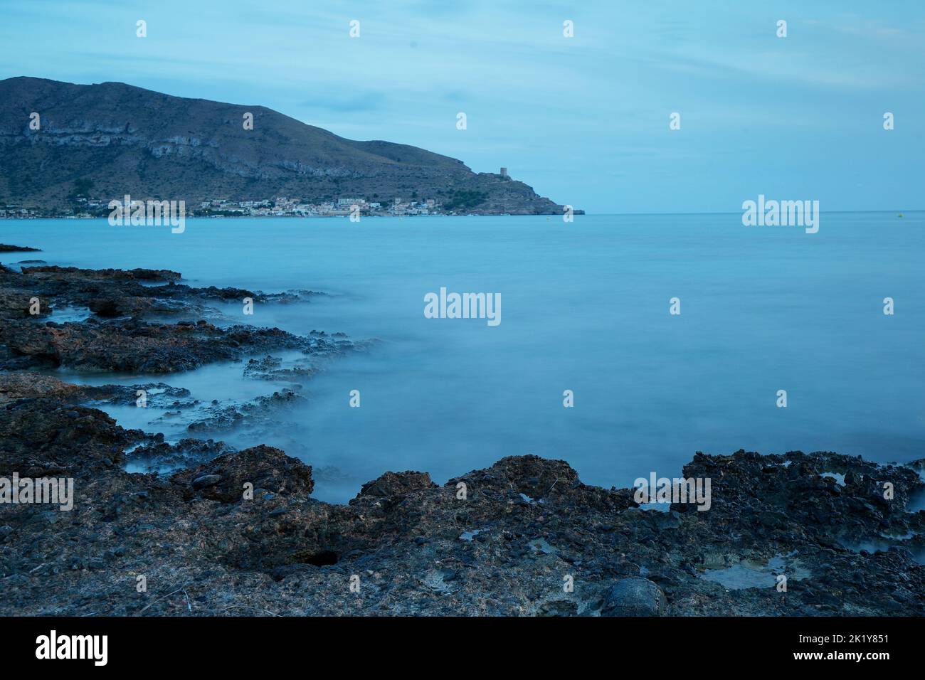 landscape photography of la azohia beach where you can appreciate the ...