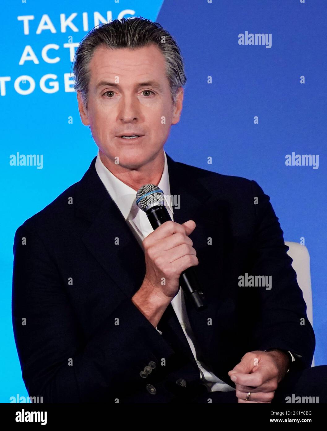 09/20/2022 New York City, New York Gavin Newson during the 2022 Clinton ...