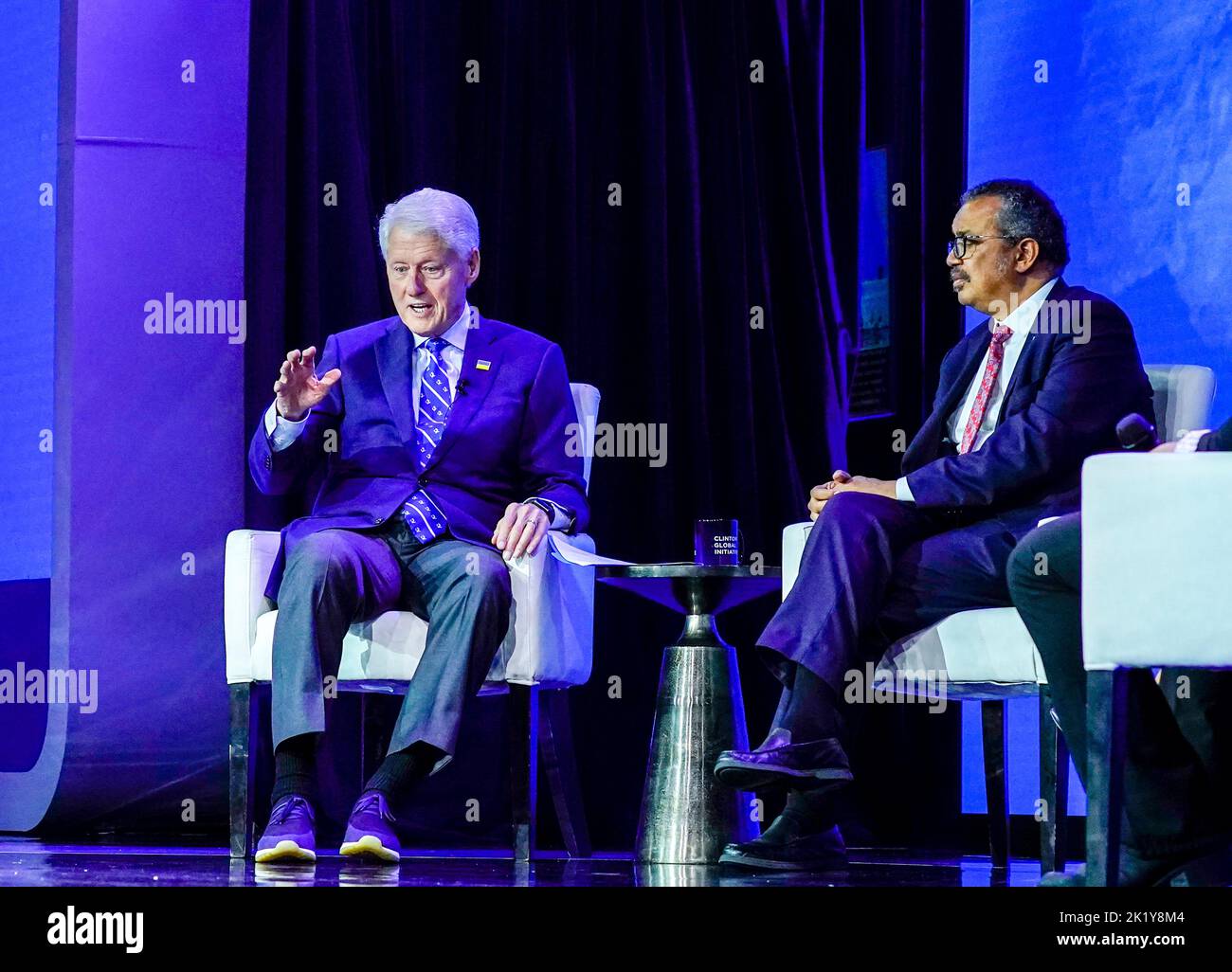 09/20/2022 New York City, New York Bill Clinton, Dr Tedros Adhanom ...