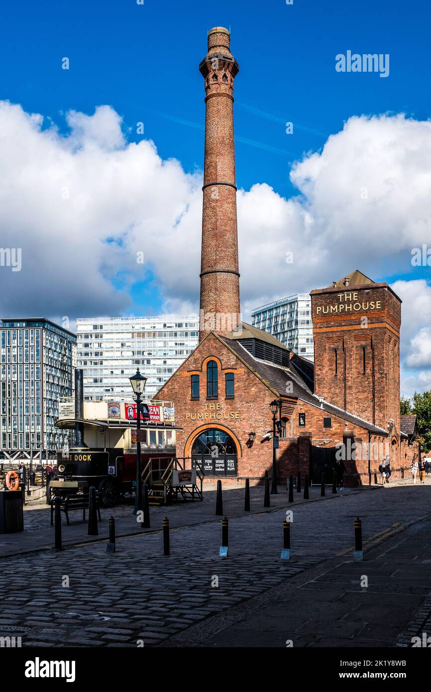 The pump house was built in 1874 and housed a steam hydraulic system ...