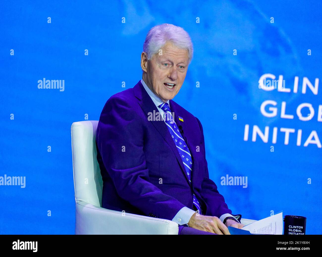 09/20/2022 New York City, New York Bill Clinton during the 2022 Clinton ...
