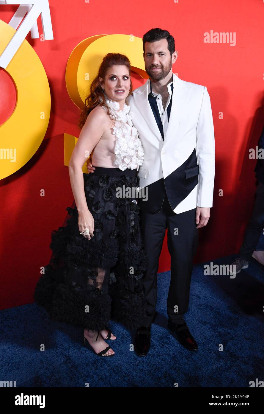 09/20/2022 New York City Debra Messing, Billy Eichner attends the Bros ...