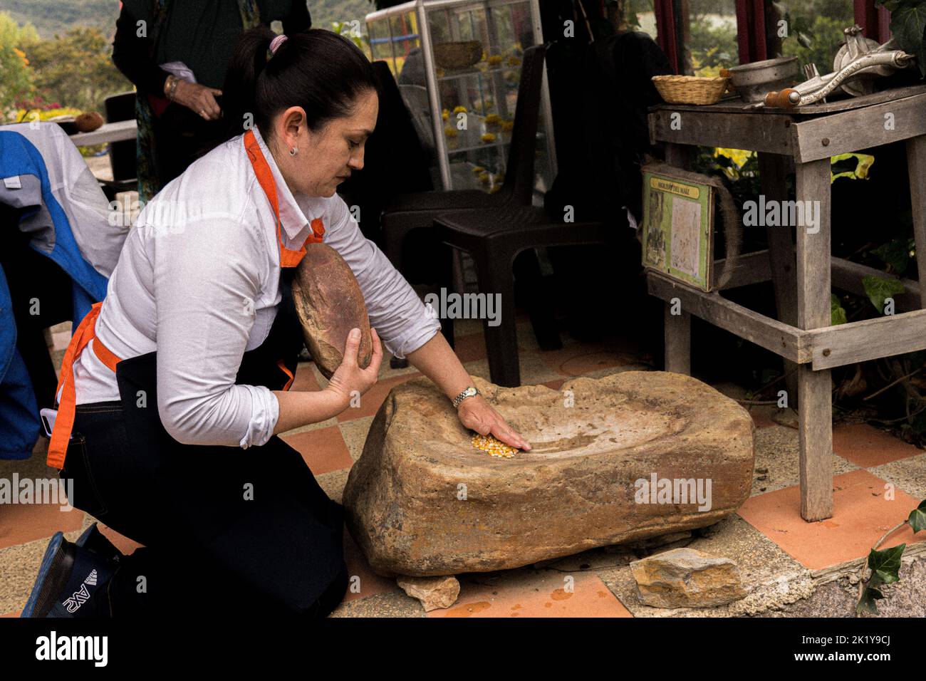 Traditional cookies made from scratch in Gachantiva, Colombia Stock ...
