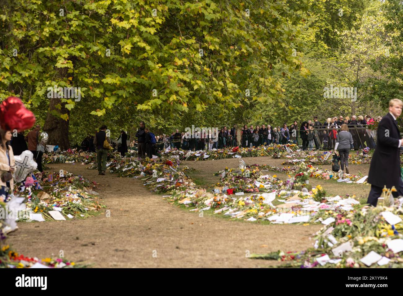 London in the year of Queen Elizabeth's Death 2022 Stock Photo - Alamy