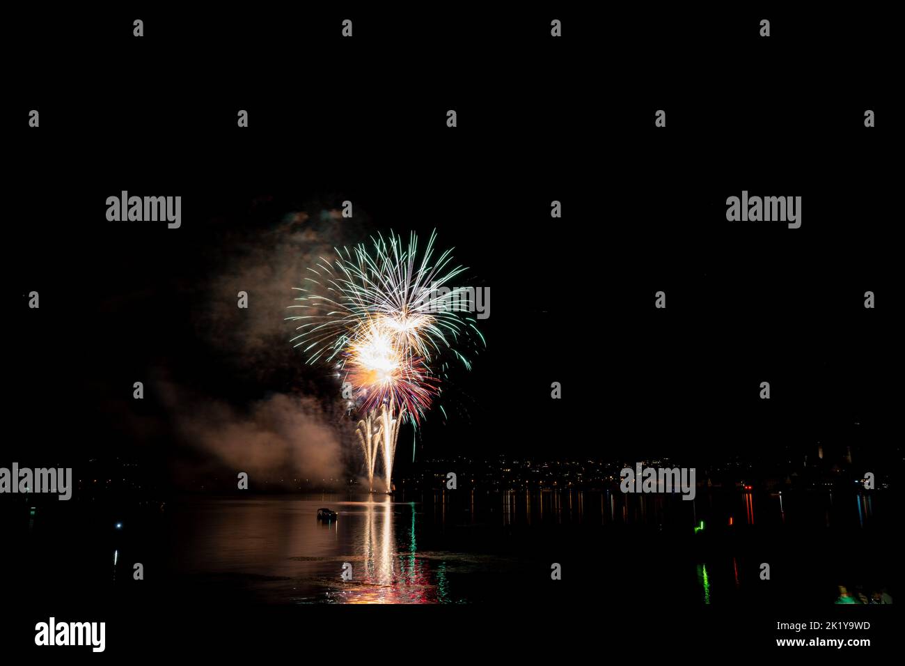 Beautiful bright firework explosions hi-res stock photography and ...