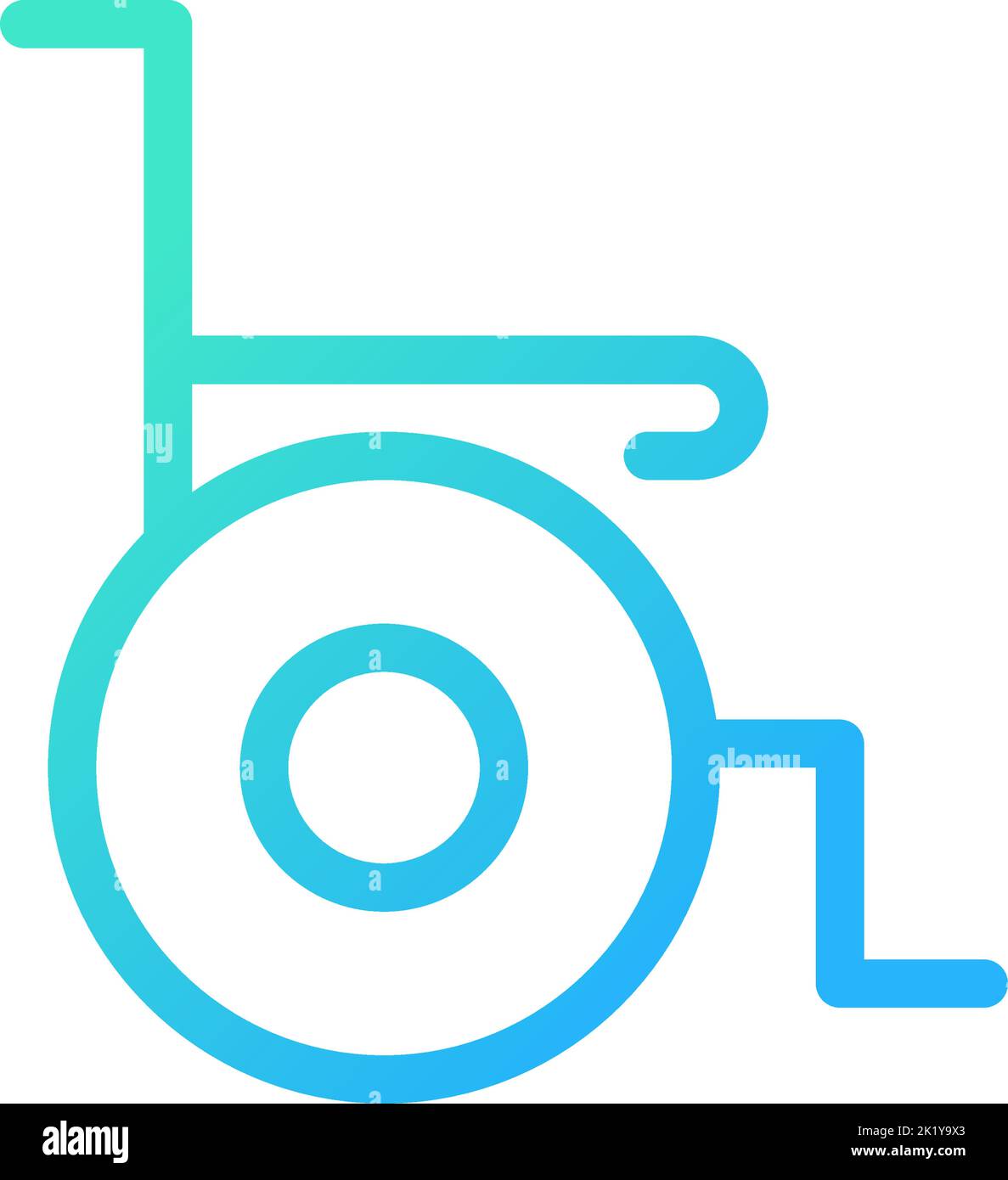 Wheelchair pixel perfect gradient linear ui icon Stock Vector Image ... Wheelchair pixel perfect gradient linear ui icon Stock Vector Image ...