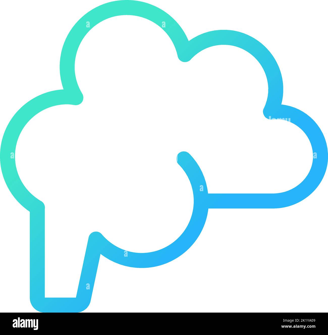 Brain pixel perfect gradient linear ui icon Stock Vector Image & Art ...