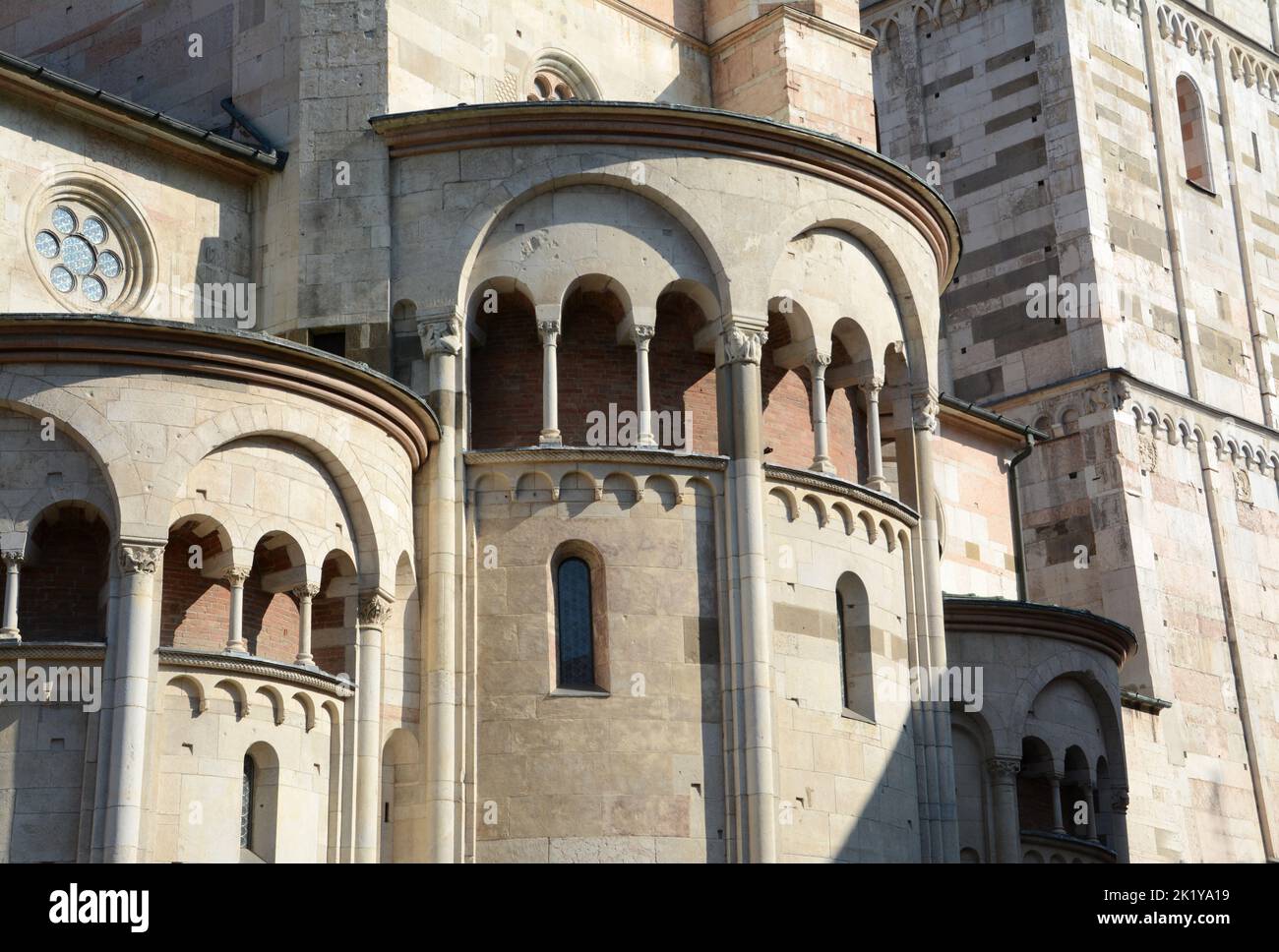the Modena Cathedral is a masterpiece of the Romanesque style. It was ...