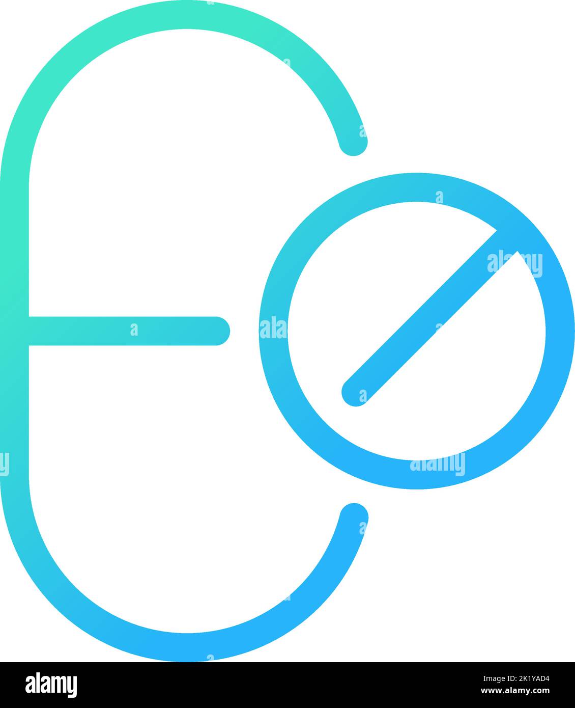 Dosage Form Pixel Perfect Gradient Linear Ui Icon Stock Vector Image And Art Alamy