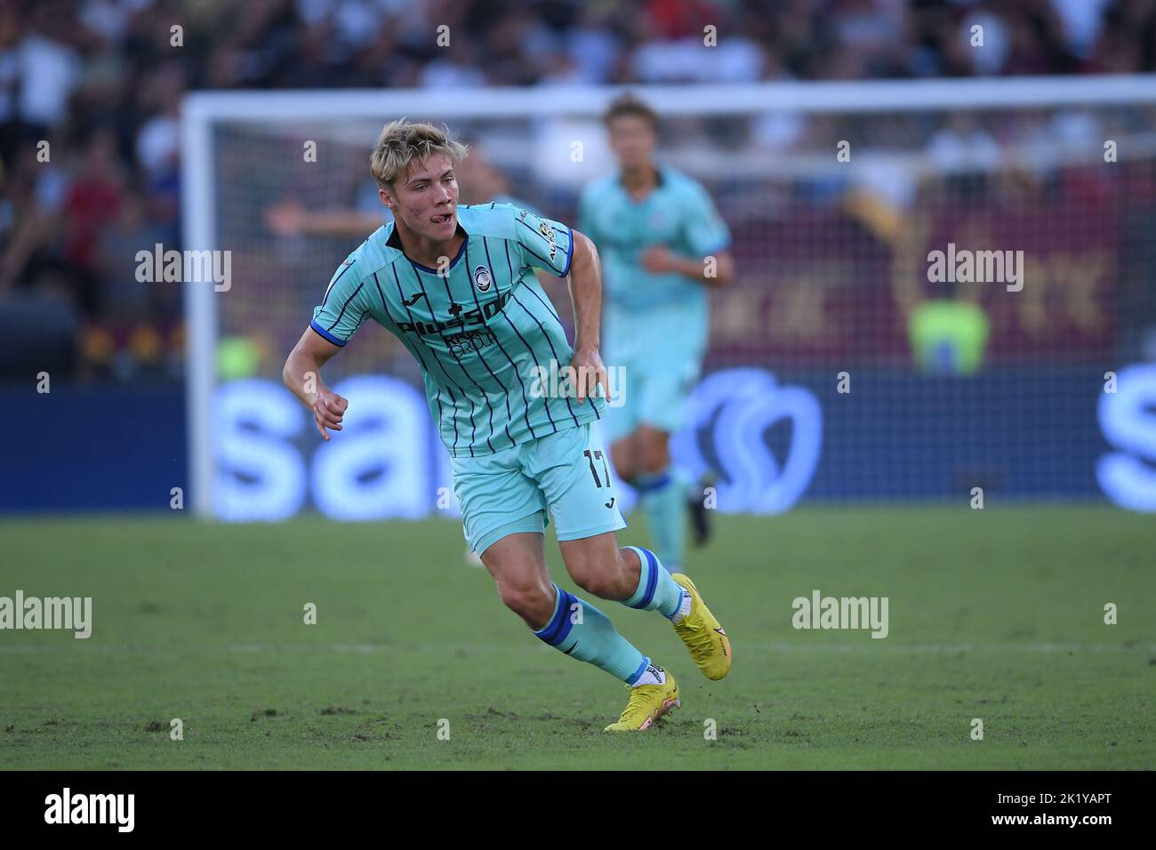 Rasmus Hojlund of Atalanta BC during the Serie A match between AS Roma ...