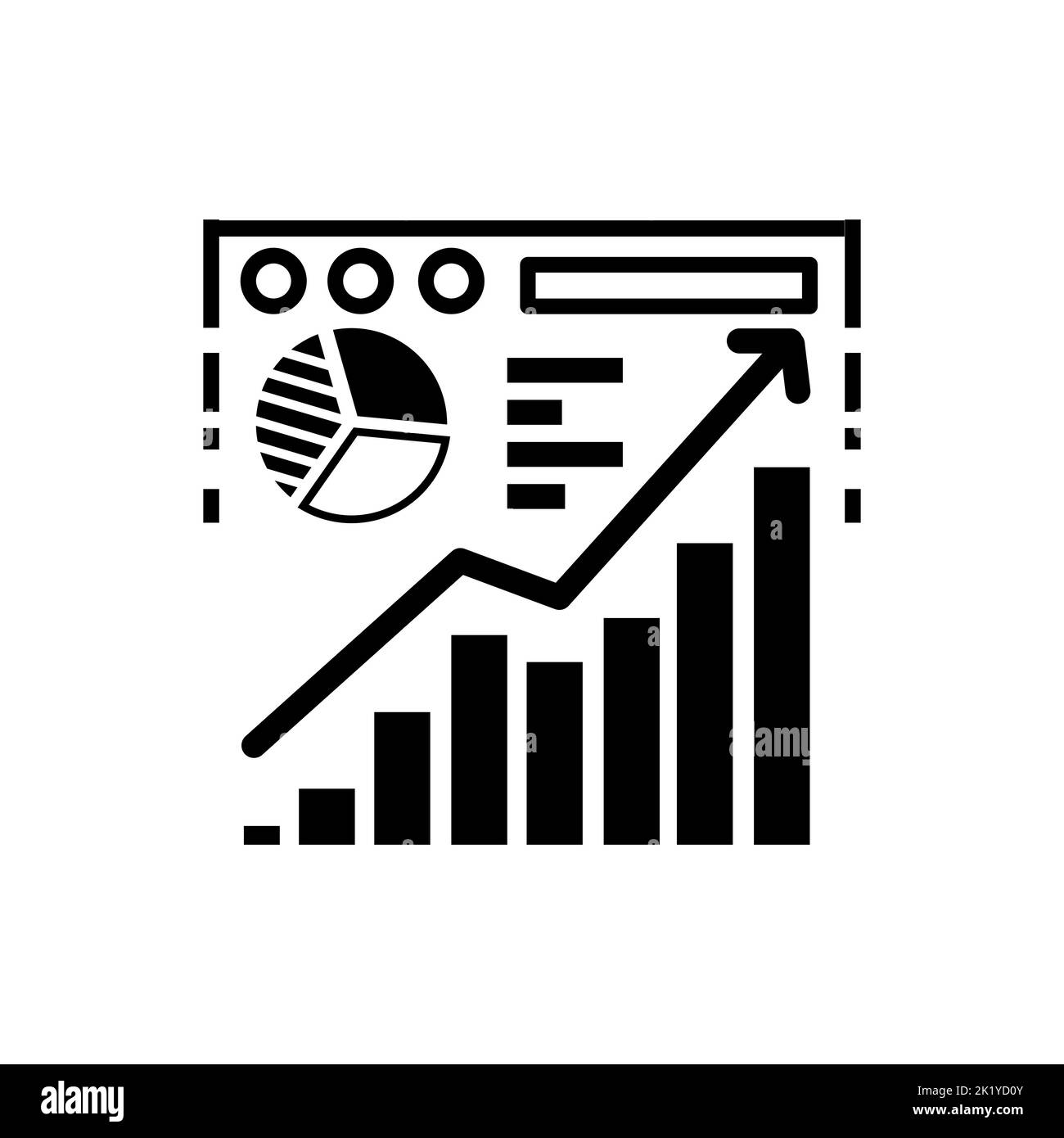 Set of Data analysis icon. Financial Analytics pack symbol template for ... Set of Data analysis icon. Financial Analytics pack symbol template for ...