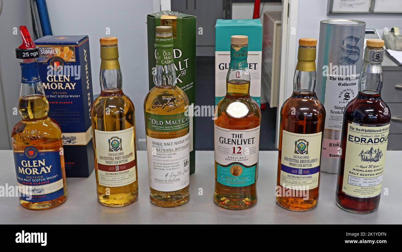 Charity whisky tasting, presented by David Rigby, at Grappenhall ...