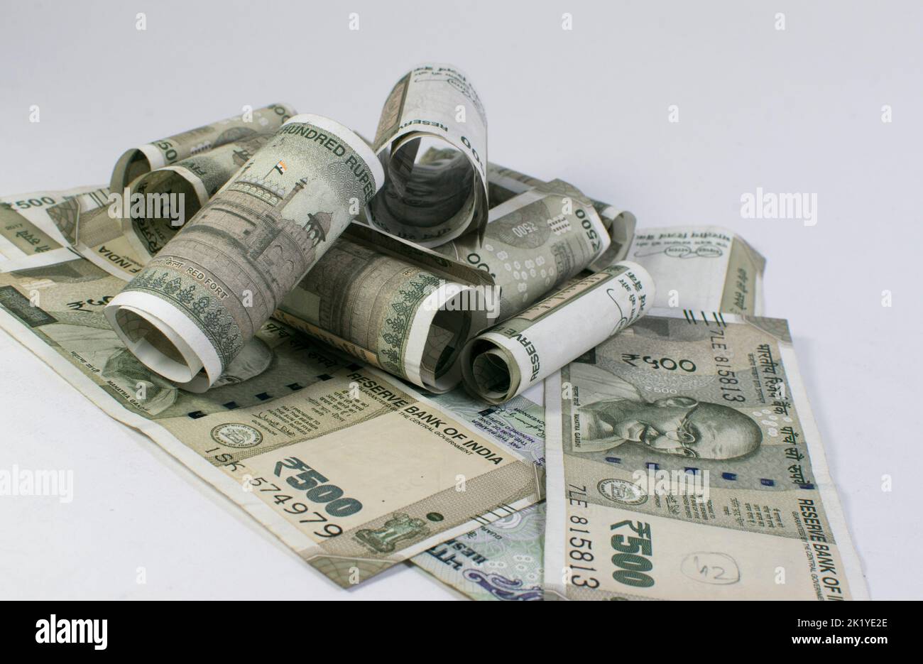 Indian new 500 rupees note hi-res stock photography and images - Alamy