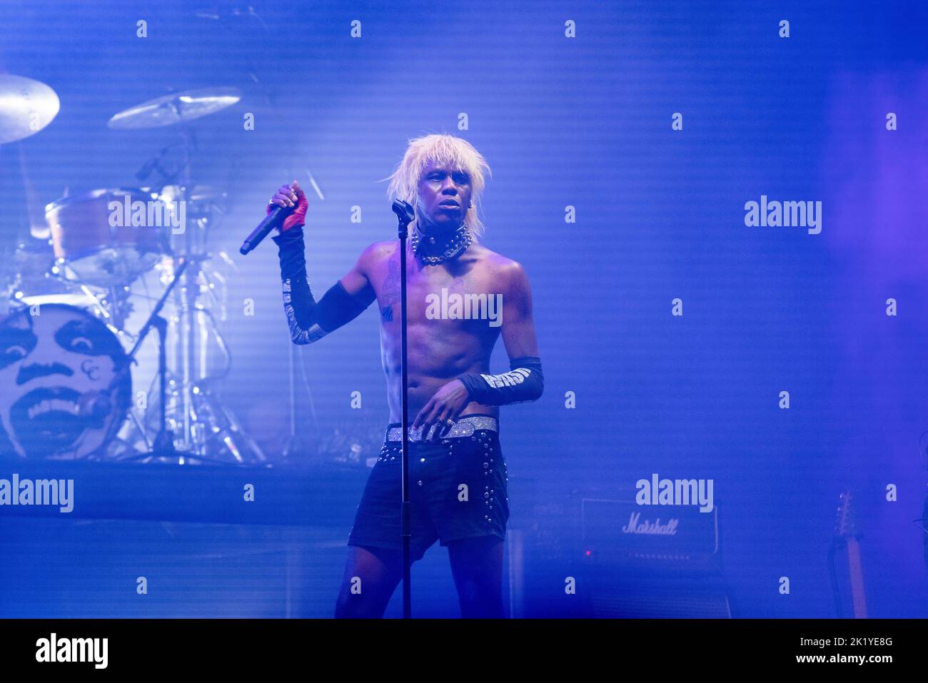 Yves Tumor & Its Band on the Mountain Stage, Day One of the Green Man ...