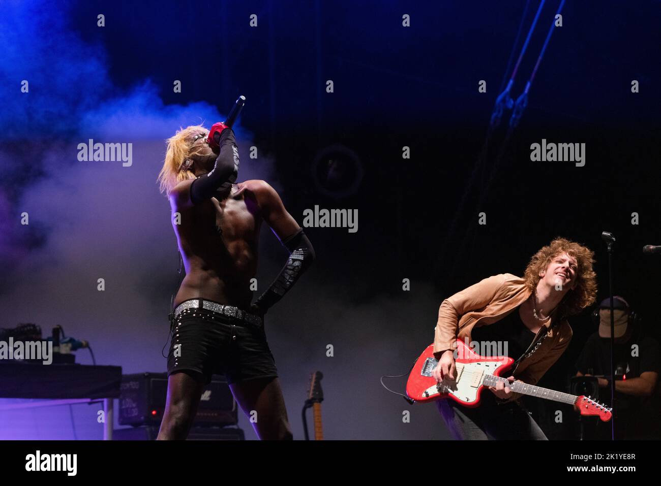 Yves Tumor & Its Band on the Mountain Stage, Day One of the Green Man ...