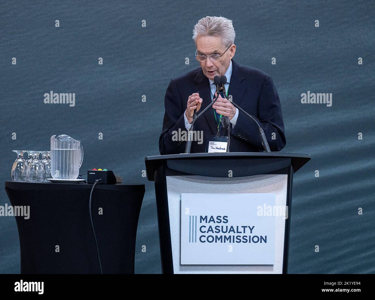 Lawyer Tom MacDonald, representing a family member of victim Sean ...