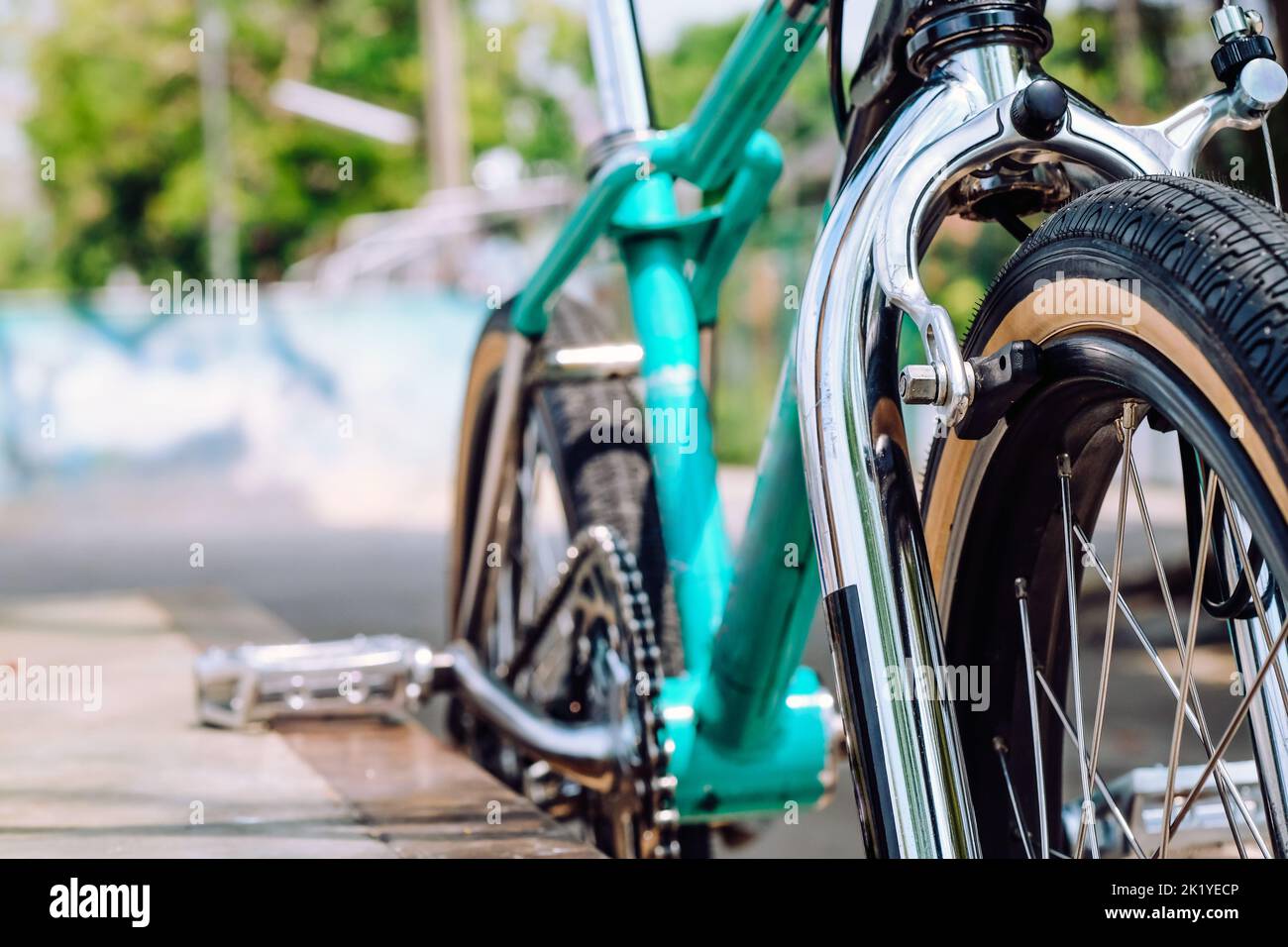 Detail image of Bmx bike background Stock Photo - Alamy