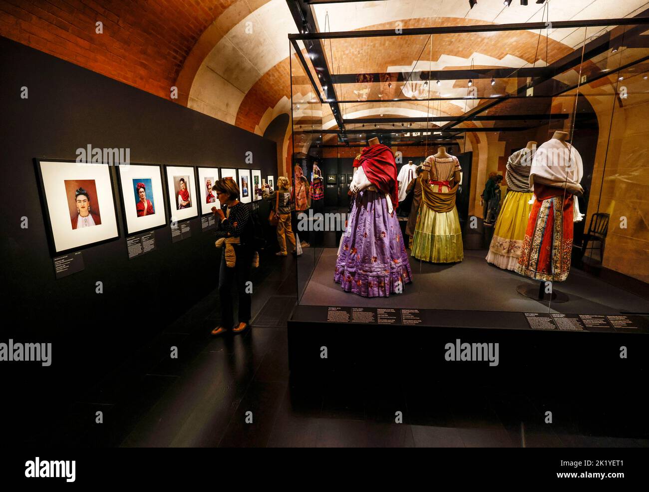 FRIDA KAHLO EXHIBITION BEYOND APPEARANCES, PARIS Stock Photo - Alamy