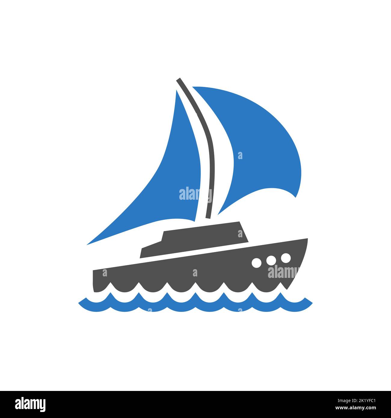 Yacht Icon. Yacht Related Vector Glyph Icon. Editable Image Stock ...