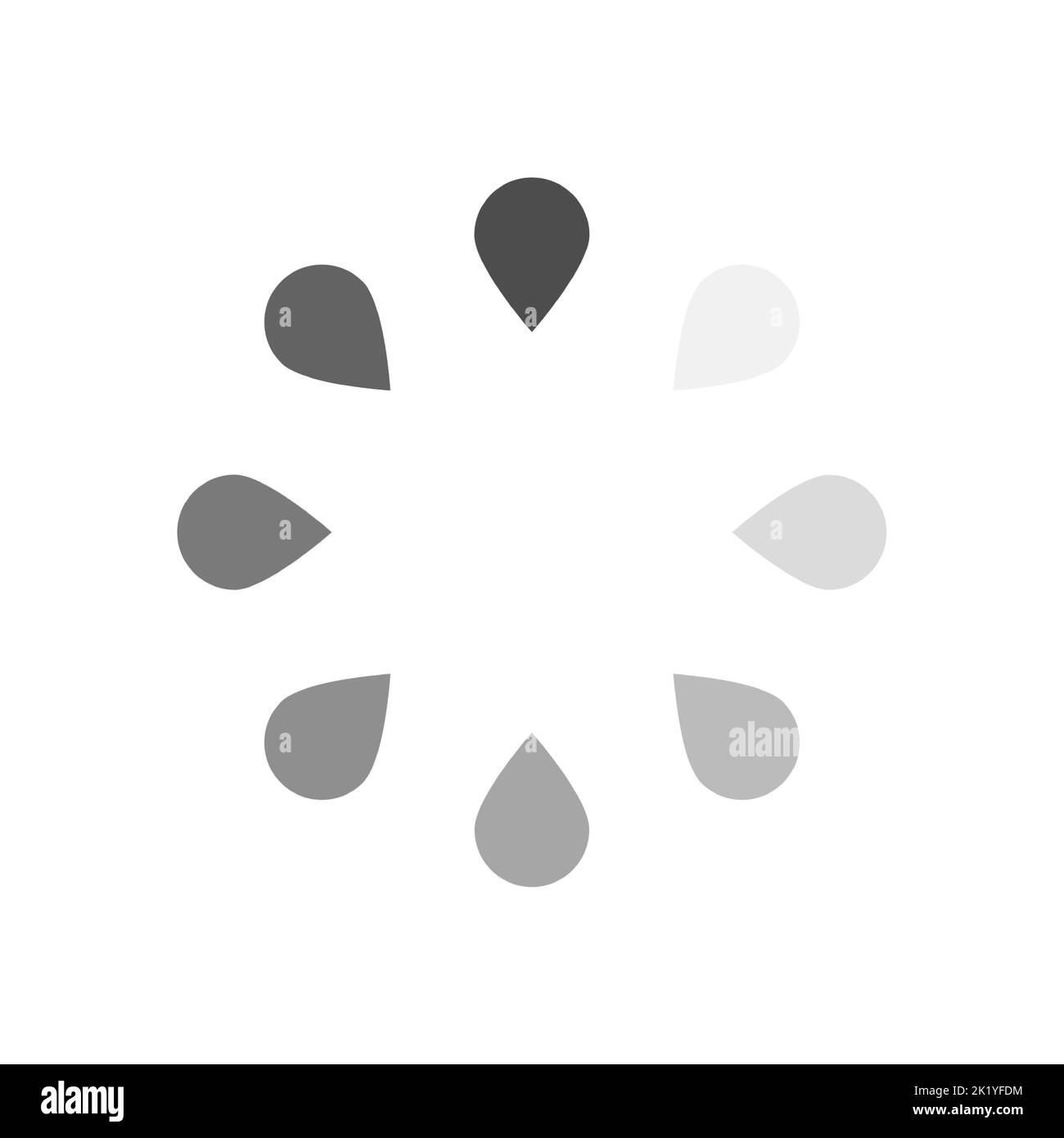 Download sign. Load icon. Load system. Data load. Loading bar. Froze ...