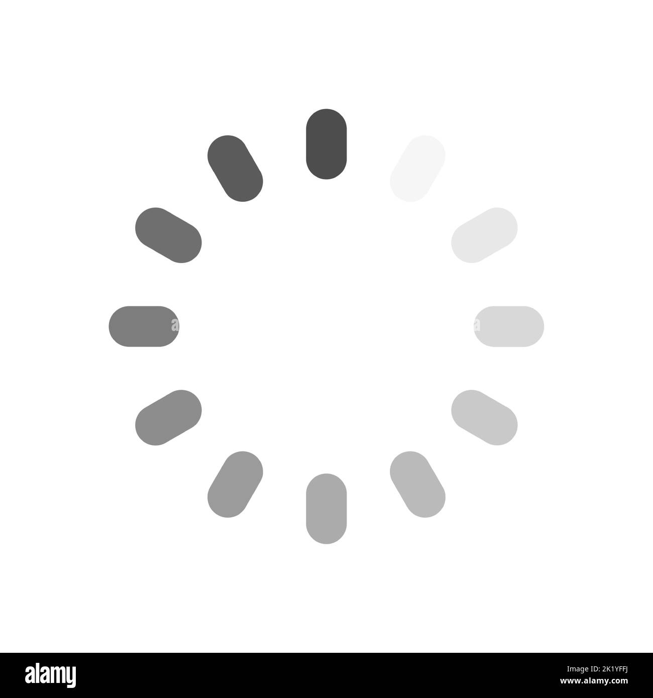 Download sign. Load icon. Load system. Data load. Loading bar. Froze ...