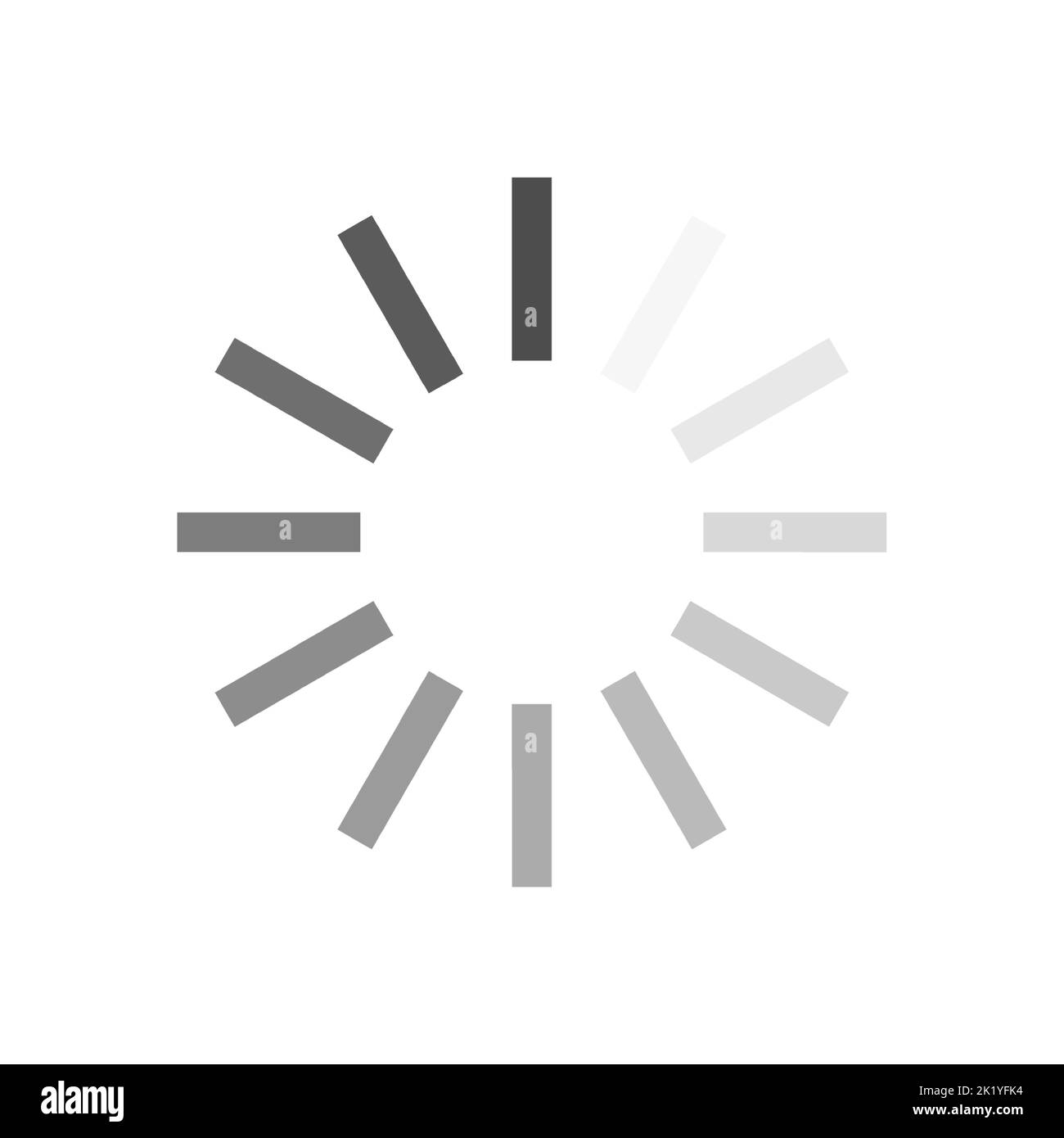 Download sign. Load icon. Load system. Data load. Loading bar. Froze ...