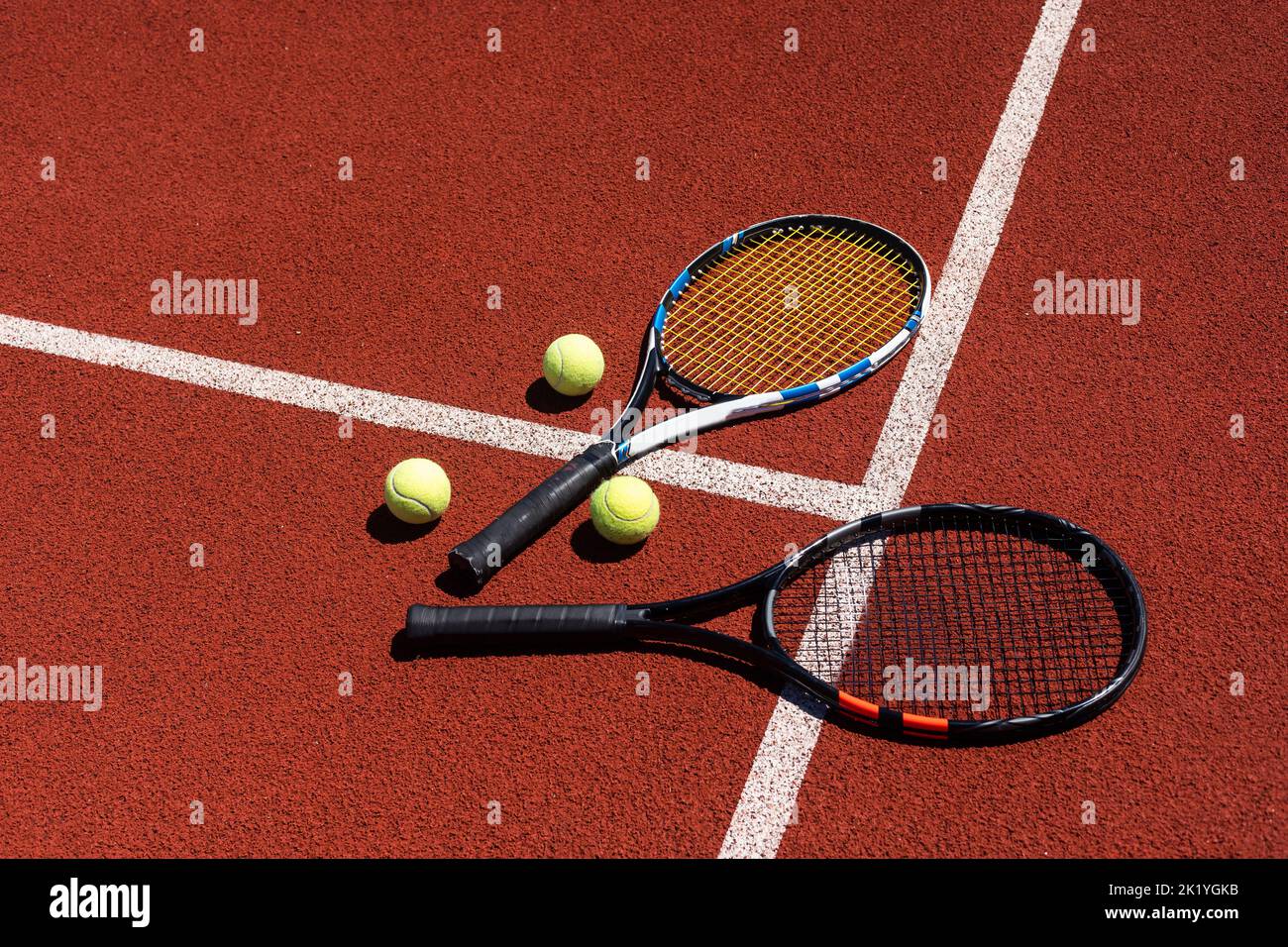 Tennis rackets, Tennis Ball, Backgrounds Stock Photo - Alamy