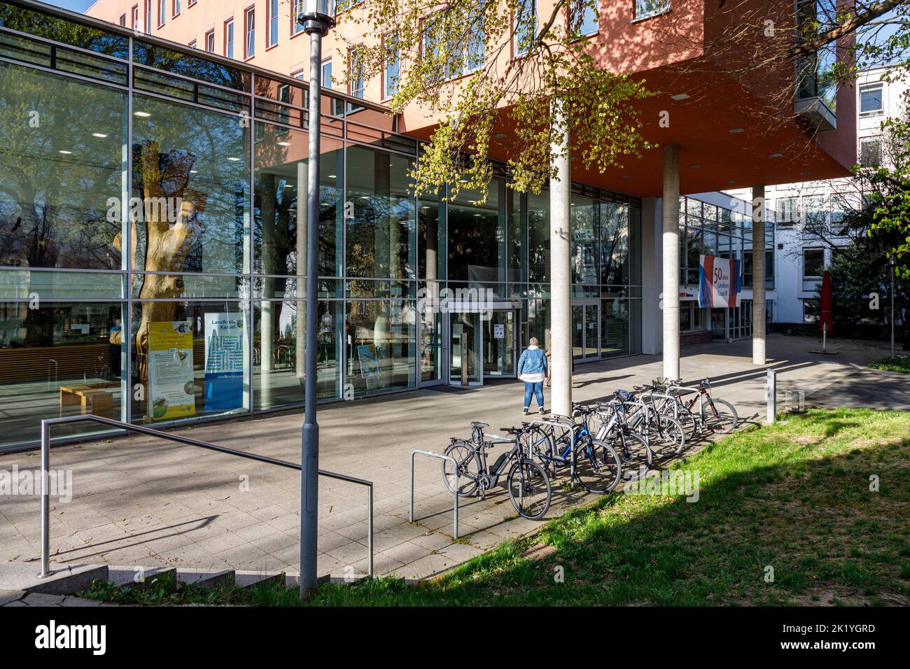 District building for the district of Kassel, adult education center ...