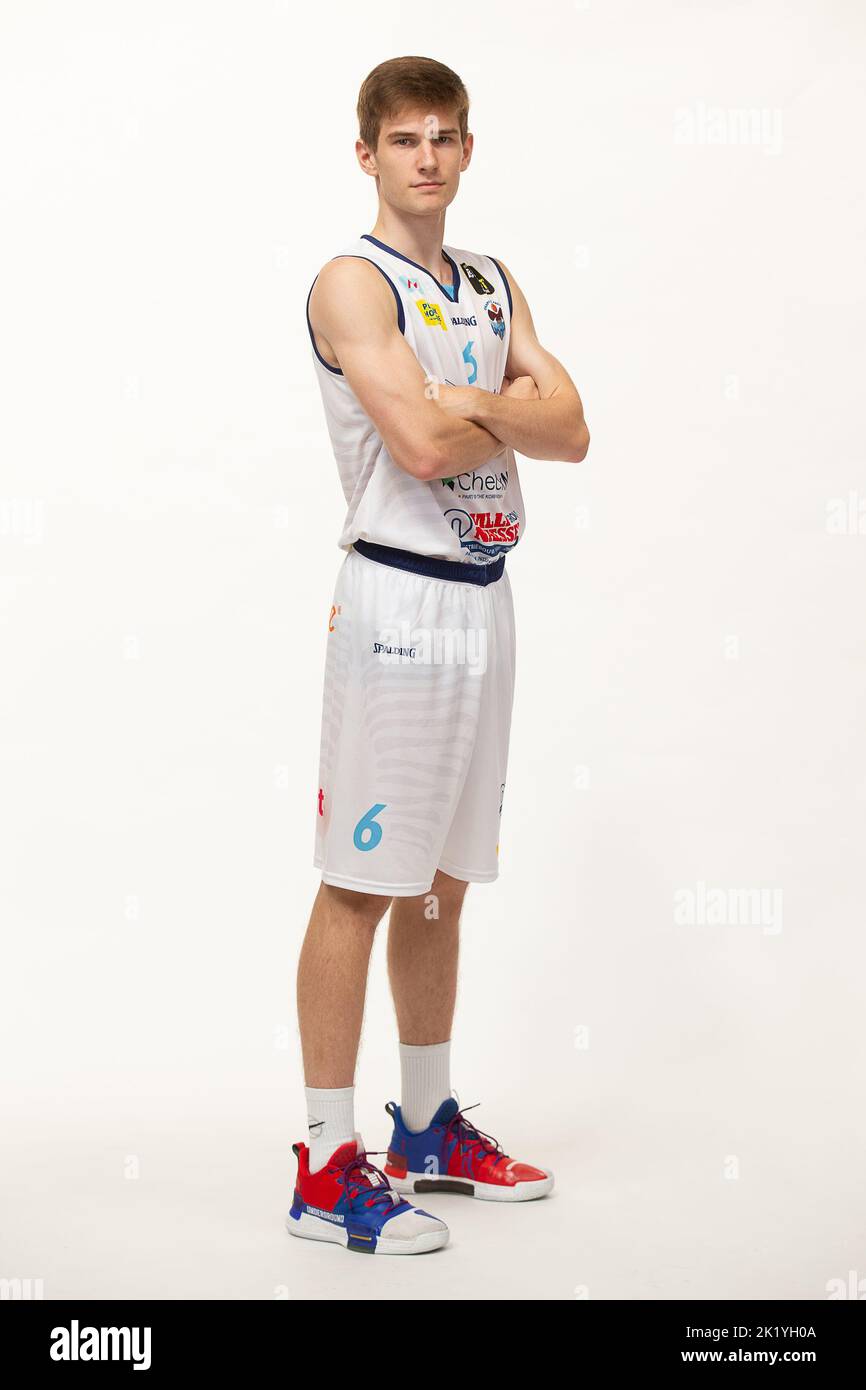 Aalstar's Glenn Temmerman poses at a photoshoot of Belgian Basketball ...