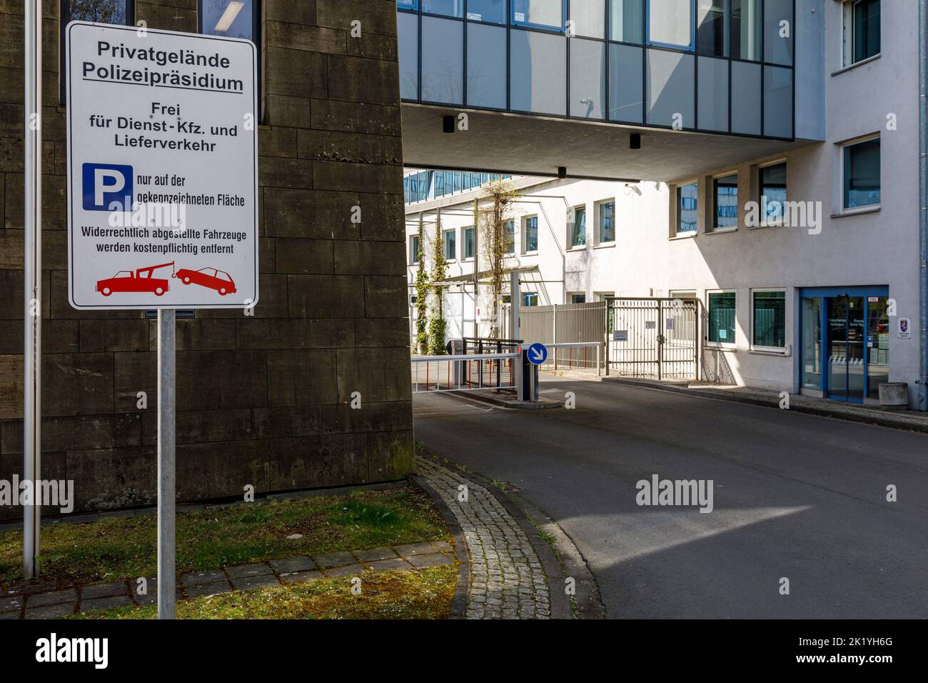 Police Headquarters North Hesse in Kassel Stock Photo - Alamy