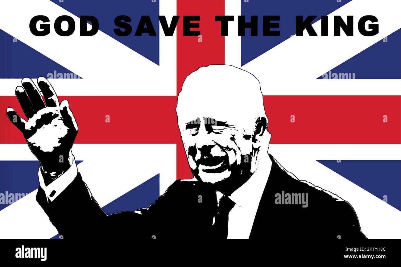 God save the king charles flag hi-res stock photography and images - Alamy