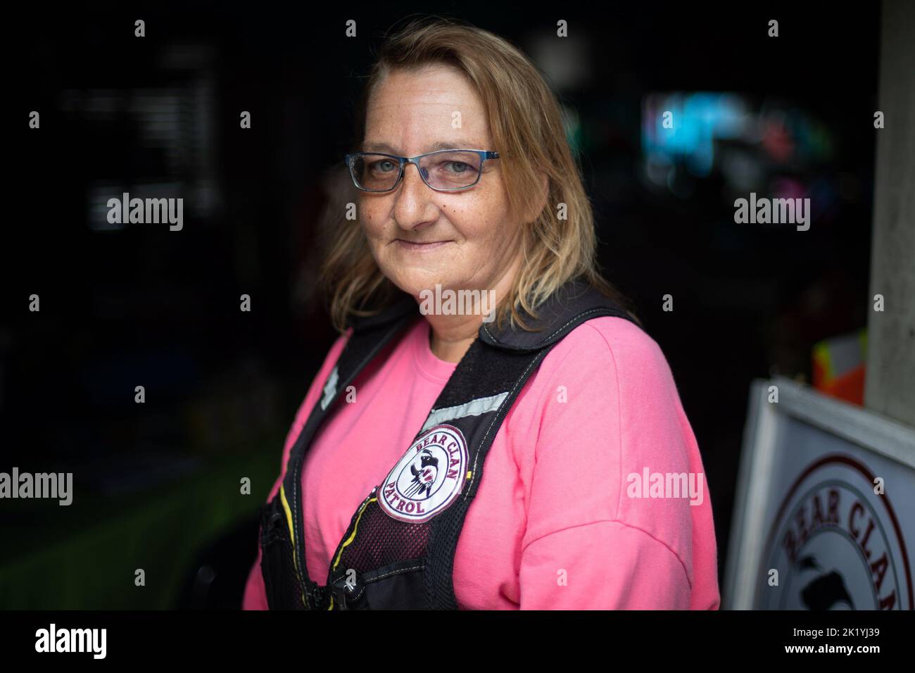 Angela Klassen Janeczko, Bear Clan's West Broadway coordinator, poses ...