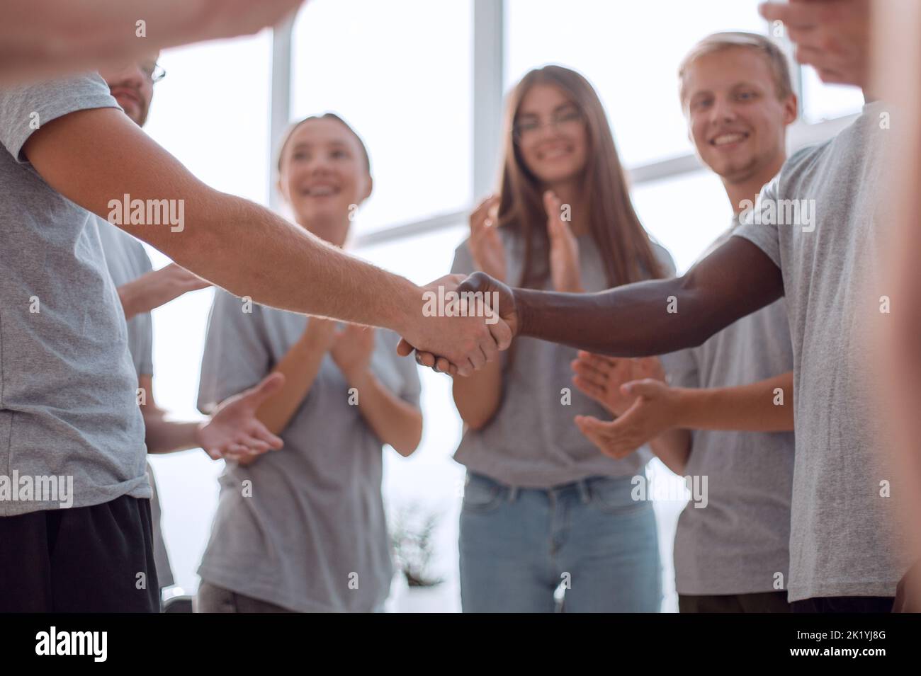 Meeting project leaders hands business hi-res stock photography and ...