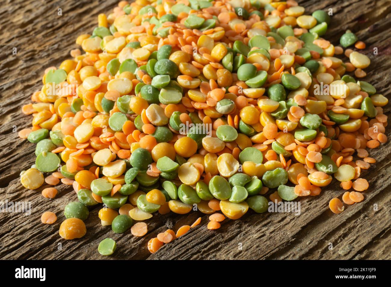 A bunch of colored ingredients on the table. Food products on the ...