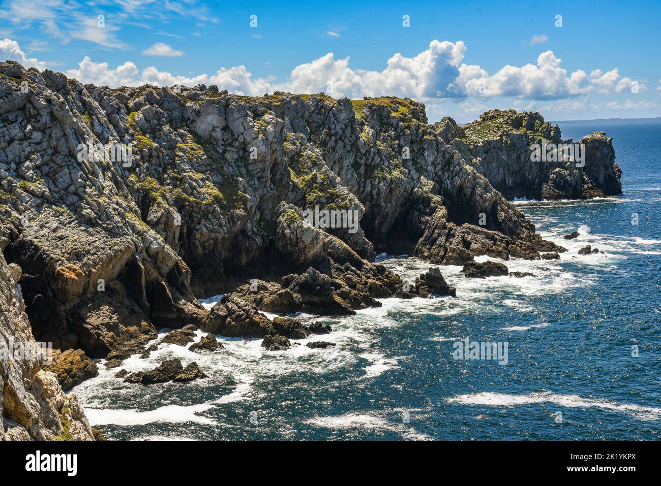 Landscape of Camaret sur Mer in France on the Atlantic coast Stock ...